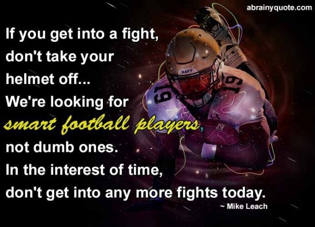 Mike Leach Quotes on Smart Football Players - abrainyquote