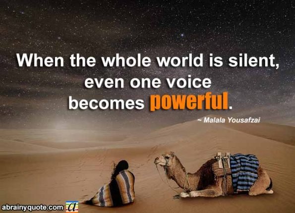 What Happens When the Whole World is Silent? - abrainyquote