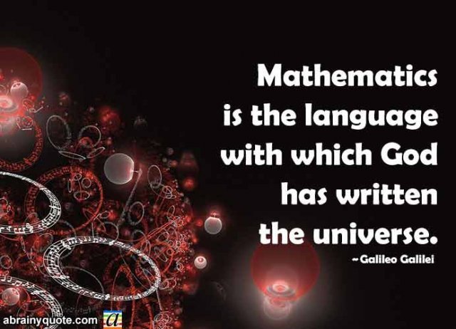 Galileo Galilei Quotes on Mathematics Language of Gods - abrainyquote